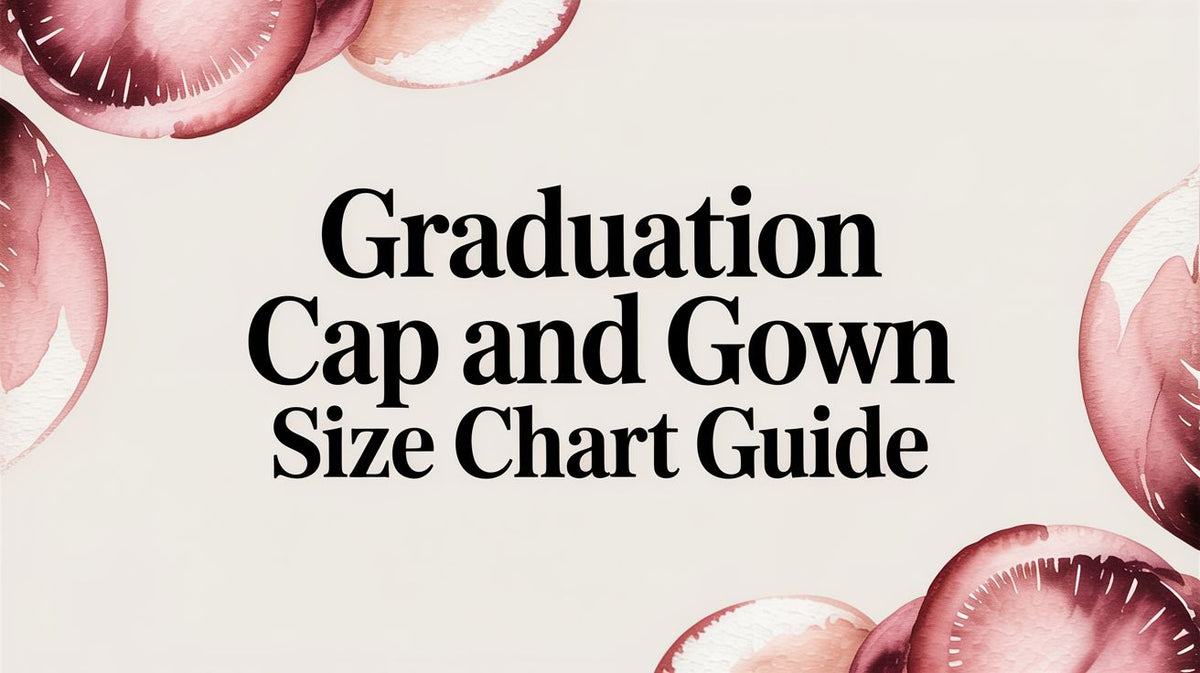 Graduation Cap and Gown Size Chart Guide – Gradshop