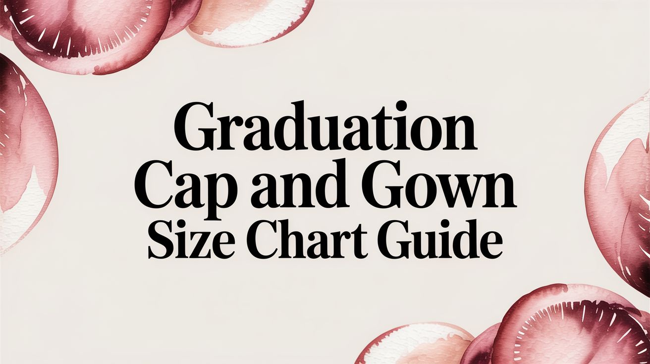 Graduation Cap and Gown Size Chart Guide – Gradshop