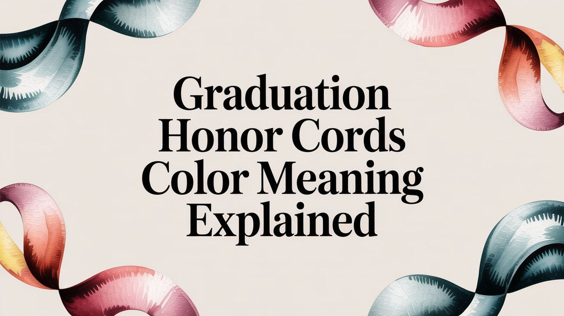 Graduation Honor Cords Color Meaning Explained – Gradshop