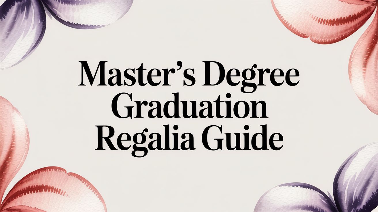 Master's Degree Graduation Regalia Guide – Gradshop