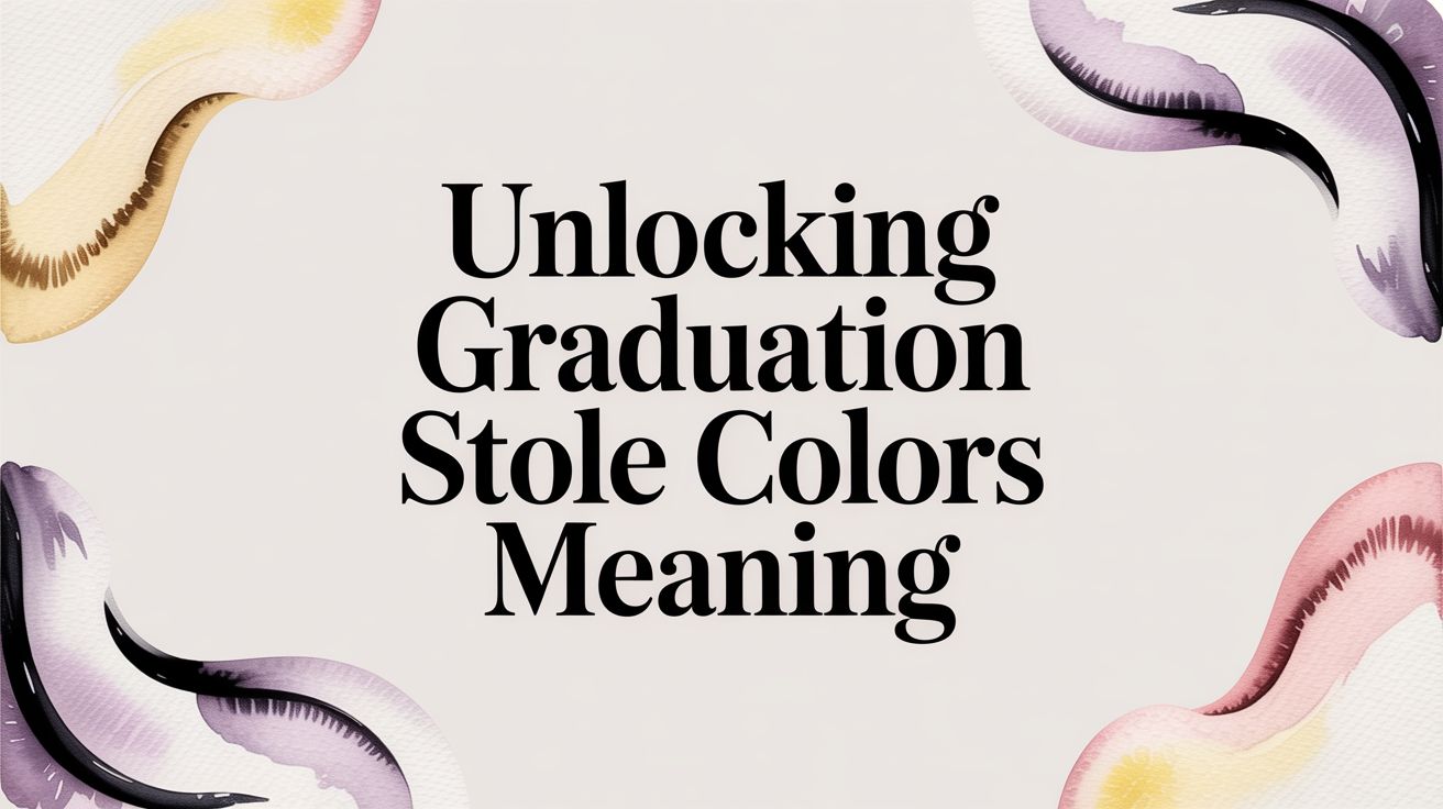Unlocking Graduation Stole Colors Meaning – Gradshop