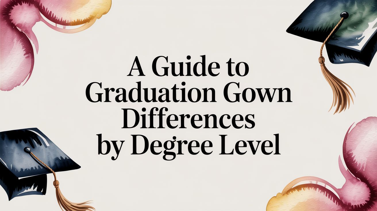 A Guide to Graduation Gown Differences by Degree Level – Gradshop