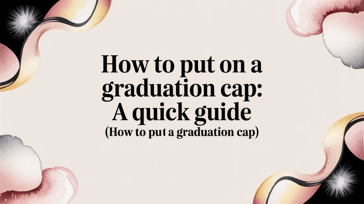 How to Put on a Graduation Cap: A Quick Guide (how to put on a graduat ...