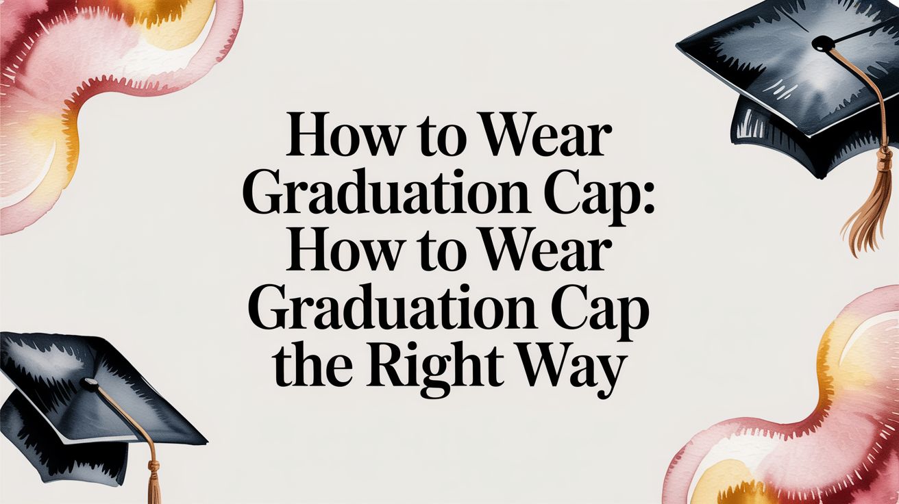 How to Wear Graduation Cap: The Definitive Guide for Graduates – Gradshop