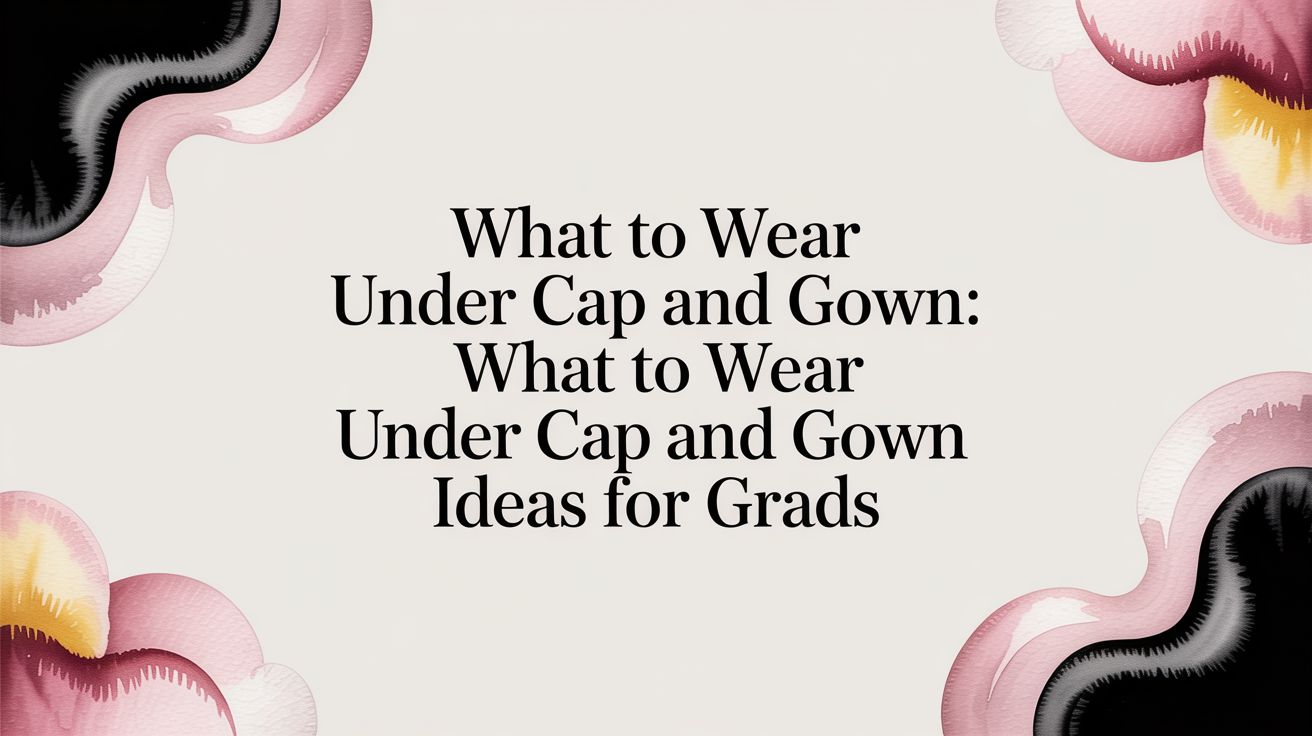 What to wear under cap and gown: what to wear under cap and gown ideas ...