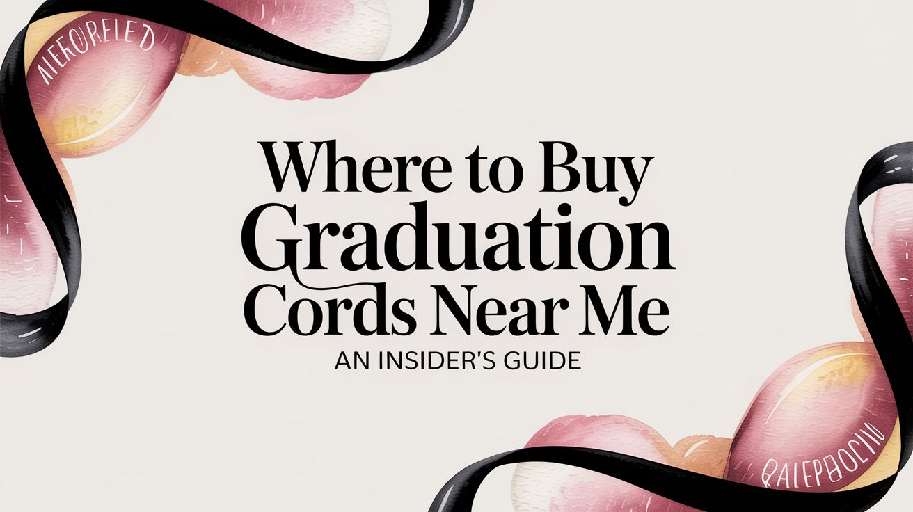 Where to Buy Graduation Cords Near Me: An Insider's Guide – Gradshop
