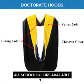 Doctoral Degree Academic Hoods, PhD Doctorate Academic Regalia – Gradshop
