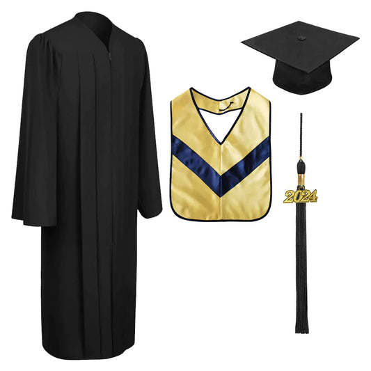 Associates Graduation Cap, Gown & Hood Packages for University – Gradshop